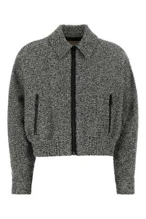 Michael Kors Two-tone Tweed Bomber Jacket - Multicoloured
