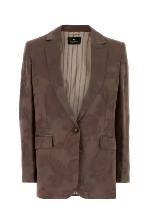 Etro Embroidered Jacquard Blazer For - Printed