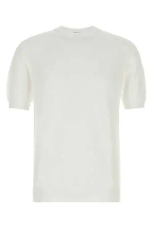 Fedeli 100% Cotton Sweater - White