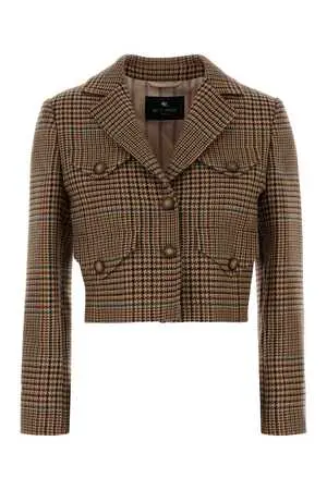 Etro Embroidered Wool Blazer