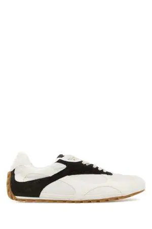 Bottega Veneta Two-material Suede And Fabric Orbit Sneaker