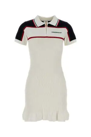 Casablanca Viscose-blend Polo Mini Dress