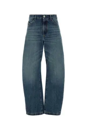 Attico Wide Leg Denim Jeans