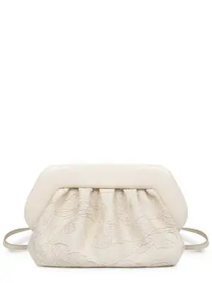 THEMOIRE Bios Medium Embroidered Bag - Ivory