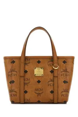 Mcm Canvas Mini Toni Handbag With Gold-tone Hardware - Printed