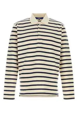 Junya Watanabe Embroidered Oversize Polo Shirt In Cotton