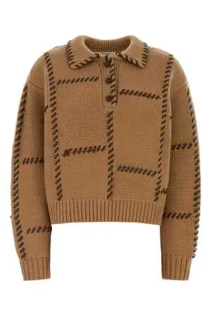 FRAME Oversized Wool-cashmere Blend Sweater With Contrast Stitching