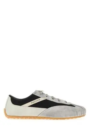 Alexander McQueen Two-tone Leather & Fabric Boxe Sneaker - Multicoloured