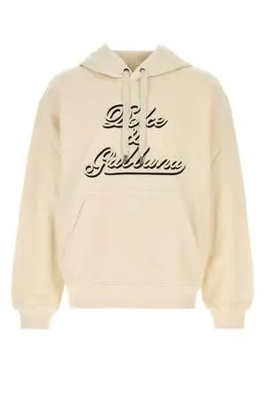 Dolce & Gabbana Premium Cotton Crewneck Sweatshirt - Yellow