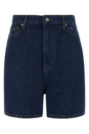 MARINE SERRE Denim Mini Shorts