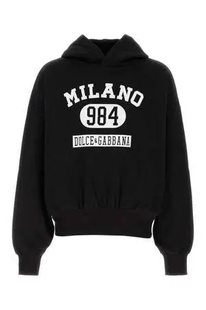Dolce & Gabbana 100% Cotton Sweatshirt - Black