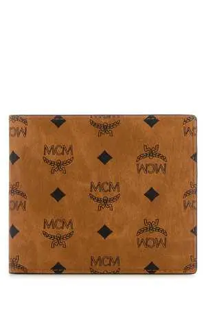 Mcm Canvas Mini Wallet - Printed