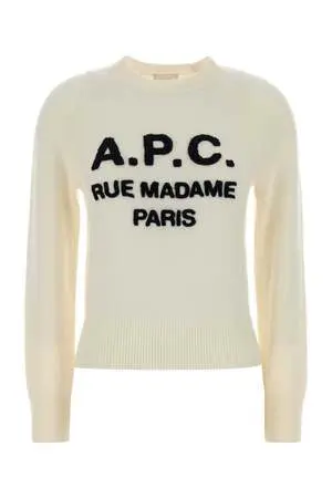 A.p.c. Alissa Wool Sweater - White