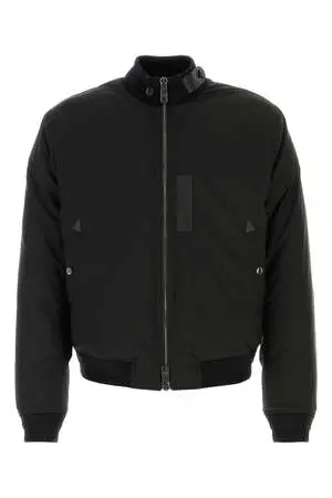 Dolce & Gabbana Polyester Down Jacket With Wool-lined Interior