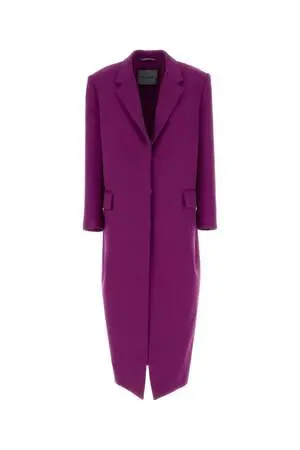 Balenciaga Tailored Gabardine Wool Jacket - Purple