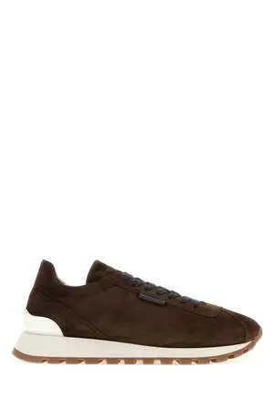 Brunello Cucinelli Suede Sneaker - Brown