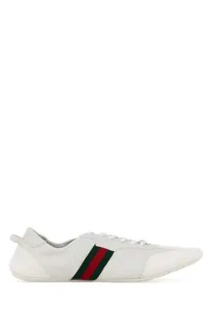 Gucci Leather And Suede Flex Sneakers