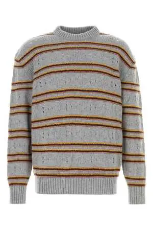 Marni Embroidered Cashmere Sweater - White