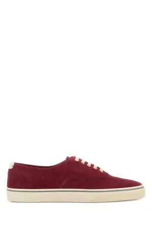 Brunello Cucinelli Suede Lace-up Sneakers - Purple