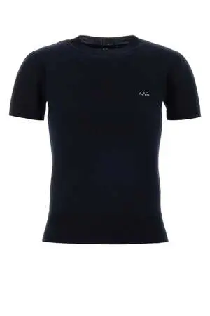 A.p.c. Gia Wool-blend Sweater - Blue