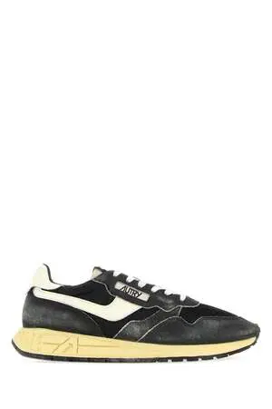 AUTRY Autry Reelwind Low-Top Sneakers In Suede And Fabric Multicoloured