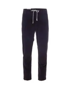 Eleventy Corduroy Drawstring Trousers - Bordeaux