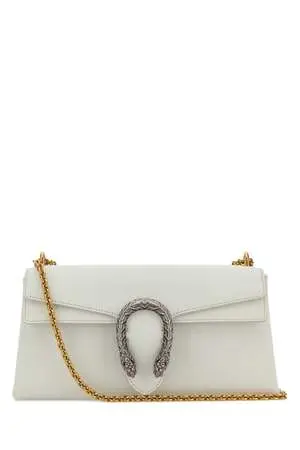 Gucci GUCCI Dionysus Shoulder Handbag In Leather White