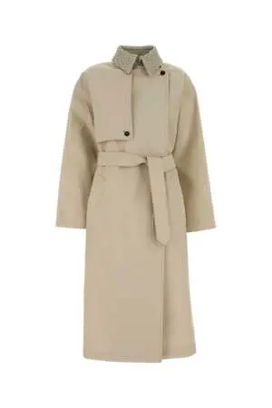 Bottega Veneta Embroidered Wool-blend Trench Jacket For - Stripped