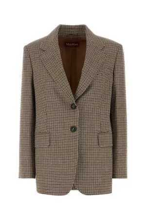 MM STUDIO Embroidered Wool Alice Blazer
