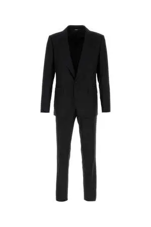 Dolce & Gabbana Wool-blend Tailored Suit Jacket & Trousers - Black