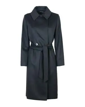 Max Mara Belted Wool Coat - Nero