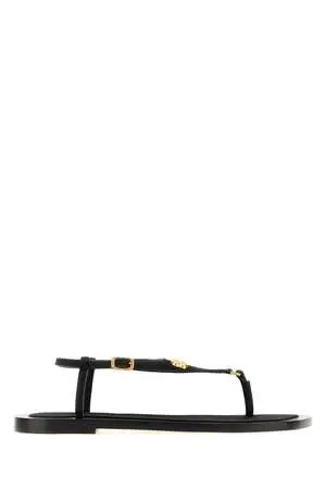 Balenciaga Riva Thong Leather Sandals