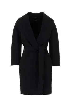 S MAXMARA Wool Messi Jacket - Black