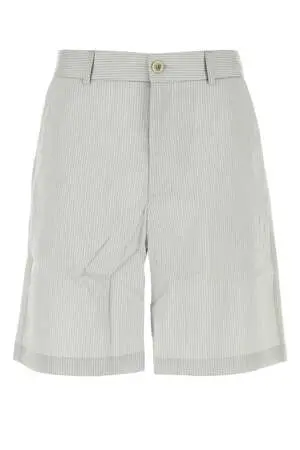 Gimaguas Embroidered Modal-blend Striped Bermuda Shorts - Stripped
