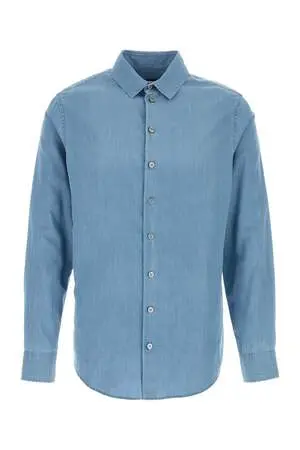 Giorgio Armani Lightweight Cotton Chambray Shirt