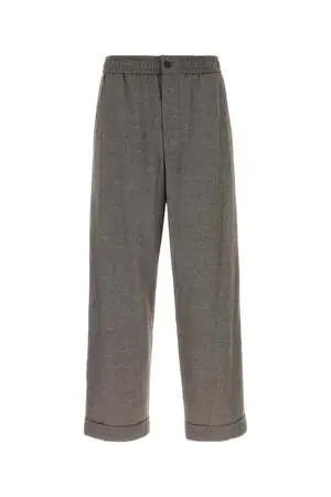 Giorgio Armani Melange Wool-blend Trousers