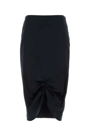 Valentino Garavani Midnight Stretch Crepe Mini Skirt