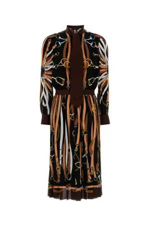 Gucci Silk Shirt Dress - Printed