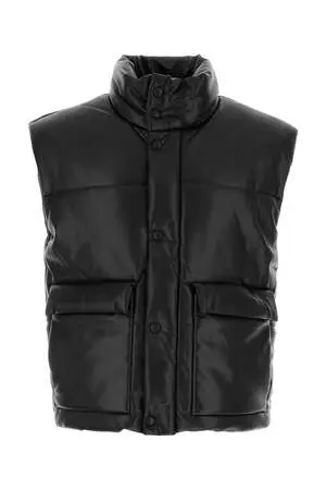 Nanushka Jovan Padded Synthetic Leather Vest