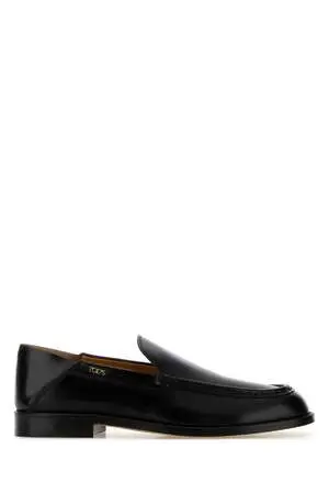 TOD`S Leather Loafers - Black