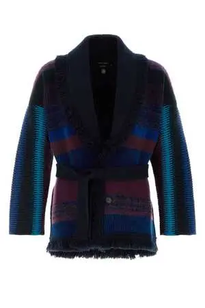 GIORGIO ARMANI X ALANUI Embroidered Shawl Collar Cardigan