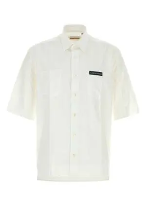 NAMACHEKO Cotton Poplin Guardia Shirt - White