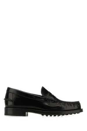 TOD`S Leather Loafers - Black