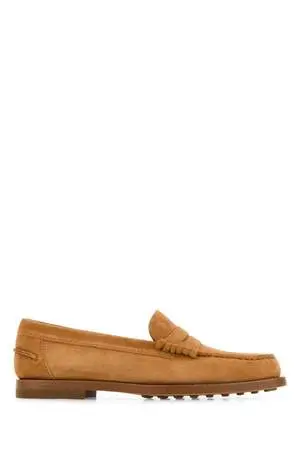 TOD`S Tod's Suede Loafers - Camel