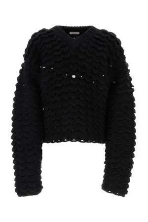 NAMACHEKO Wool Blend Knit Sweater - Black