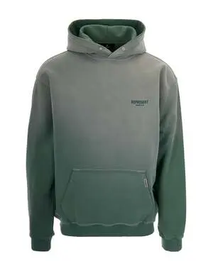 REPRESENT Oversized Pullover Hoodie - Washed Aloe
