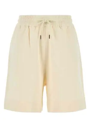 Moncler Cotton Bermuda Shorts With Drawstring Waist