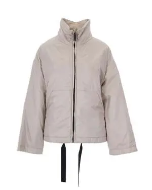 Max Mara Quilted Zip-front Puffer Jacket - Ghiaccio