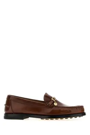 TOD`S Leather Loafers With Leather Sole For - Camel
