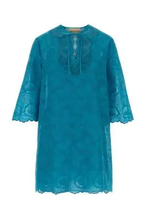 Valentino Garavani Eyelet Embroidered Cotton Dress